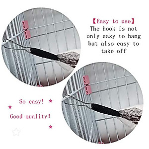 LEFTSTARER Bunkbed Sugar Glider Hammock, Ferret Cage, Small Pet Cage, Ferret Beds Chinchilla Cage Accessories Hamster Bed Small Animals Bed (Pink-Star, Medium)