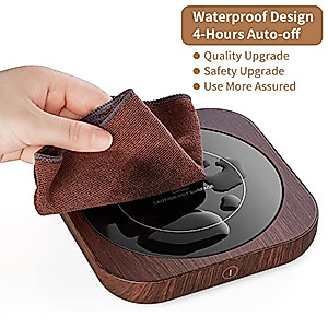 DOPUDO Mug Warmer,Coffee Mug Warmer for Desk Auto Shut Off,Smart Coffee Cup Warmer with 3 Temperature Setting,Electric Mug Warmer Plate for Coffee,Milk,Tea,Cocoa,Candle