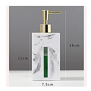 Soap Dispensers Soap Dispensers Soap Dispenser Foam Pump Sanitizer Press Bottle Box Marble Pattern Pressure Nozzle Foam Bottle Countertop
