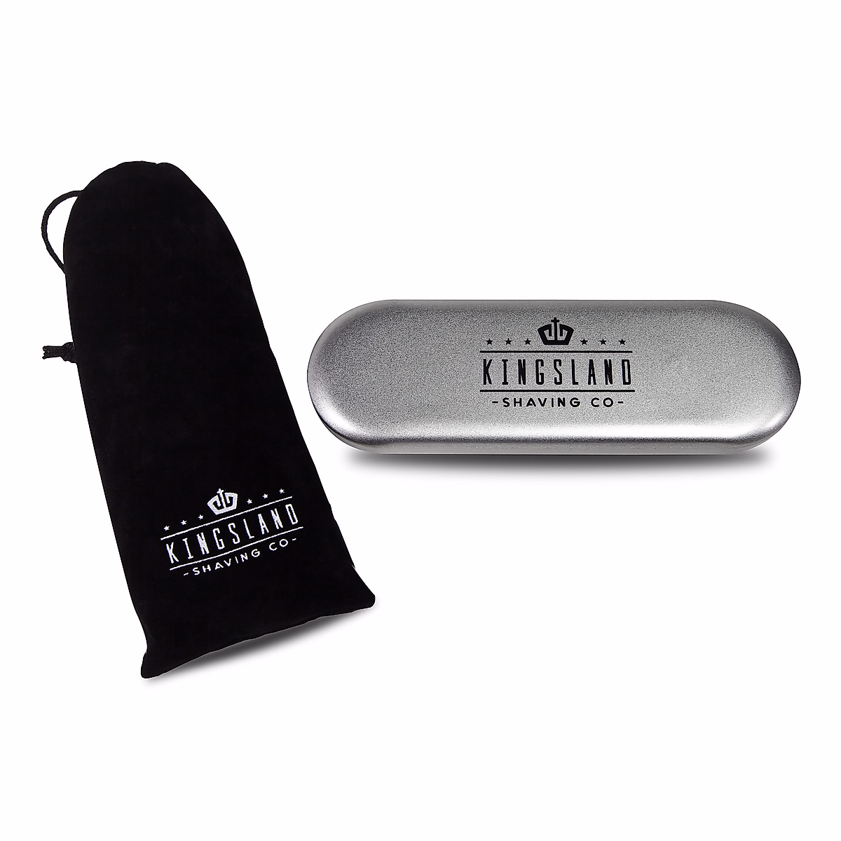 Straight Razor Shave Ready Hand Made Sharpened Vintage Wood Handle Steel Blade - Kingsland Shaving Co. - Professional Barber Approved Cut Throat Honed Straight Edge Blade Shaving Kit