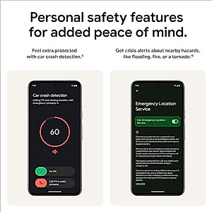 Google Pixel 8 - Unlocked Android Smartphone with Advanced Pixel Camera, 24-Hour Battery, and Powerful Security - Obsidian - 128 GB