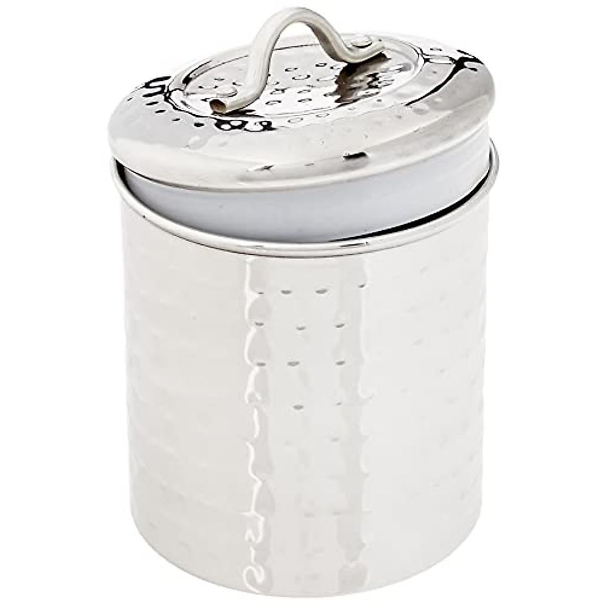 Old Dutch 4 Piece Hammered Black Pearl Canister Set