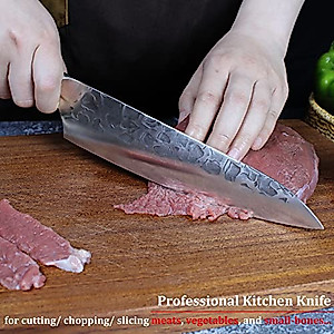 FODCOKI Receive Both-8" Chef Knife and 7" Nakiri Knife