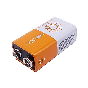 9V Carbon-Zinc Super Heavy-Duty Battery Single Time Use 6F22 Block (6 Batteries)