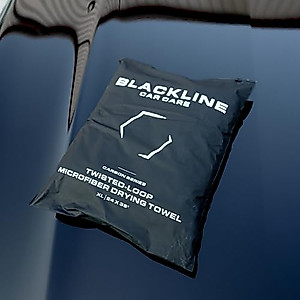 Blackline Car Care XL 3ft x 2ft, Ultra-Absorbant Microfiber Car Drying Towel Twisted Loop Car Drying Towel Extra Large - #1 Rated Car Drying Towel