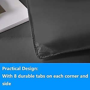 JOKOLO California King Comforter Set - 7 Pieces Reversible Bed Set,Cal Bed in A Bag with All Season Comforters,Sheets,Pillowcases,Shams,Flat Sheet,Fitted Sheet,Dark Grey