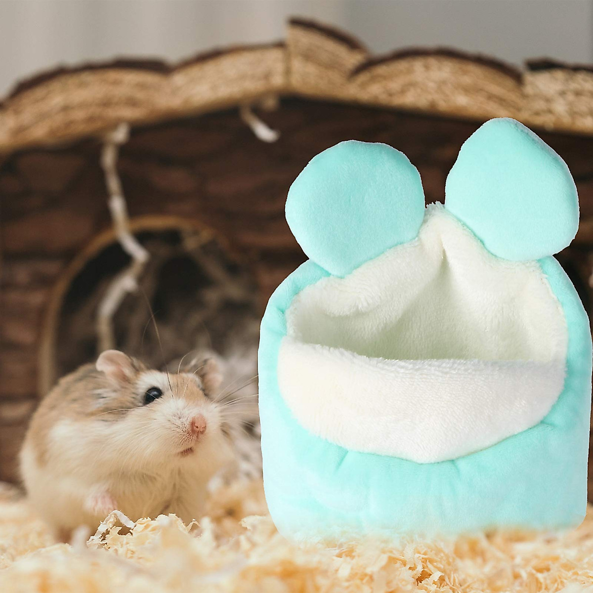balacoo 1pc Hamster Nest Hamster Sleep Nest Pet Sleep Nest Hamster Sleep House Pet Warm Nest Warm Pet Nest Guinea Pig Nest Mini Pet Nest Warm Hamster House Handheld Pet Den Small Pet Den
