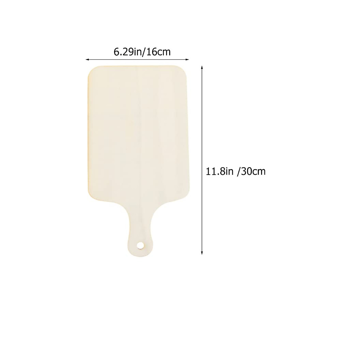 Tofficu 3Pcs Wood Cutting Board with Handle Wooden Chopping Boards Pizza Paddle Multi- function Serving Trays for Meat Cheese Bread Fruit Charcuterie Board Butcher Block Serving Board