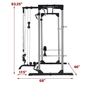 Fitness Reality 810XLT Super Max Power Cage | Optional Lat Pull-down Attachment and Adjustable Leg Hold-down | Lat Pull-down Attachment Only