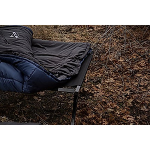 TETON Sports Polara 3-in-1 Sleeping Bag; Great for All Season Camping, Fishing, and Hunting; Versatile Outdoor Sleeping Bag; Lightweight, Washable Inner Fleece Lining; Compression Sack Included , Blue, 82" x 36"