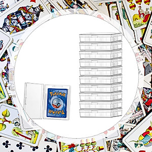 Skylety Playing Card Case Holder Playing Card Box Card Game Organizers and Storage Containers Deck, Snaps Closed for Gaming Cards(36 Pieces)