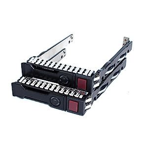 Lot of 2pcs 2.5" SFF SAS SATA SSD Hard Drive Carrier Tray Caddy 651687-001 651699-001 Compatible for Proliant ML310 ML350 DL360p DL380P DL160 DL120 SL230S Gen8 G8 Gen9 G9 Server Serie by Bthebkrs
