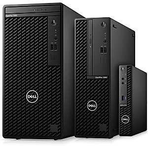 Dell OptiPlex 3000 3090 Desktop Computer - Intel Core i5 10th Gen i5-10505 Hexa-core (6 Core) 3.20 GHz - 8 GB RAM DDR4 SDRAM - 256 GB M.2 PCI Express NVMe SSD - Tower - Black