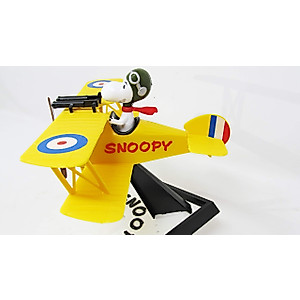 Atlantis Peanuts Snoopy and Sopwith Camel Aircraft Snap Model Kit | Snoopy Toys