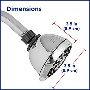 Waterpik PowerPulse Therapeutic Massage Shower Head, Chrome, XAS-613E