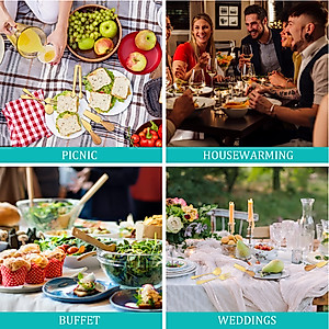 Cheese Knife Set Gold Charcuterie Board Accessories Wooden, Serving Utensils Wood Handle Butter Spreader Knives Kit With Mini Tongs, Spoon, Fork, Flags Markers, Honey Dipper And Food Picks (25 Pieces)