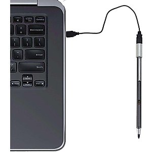 Broonel Grey Rechargeable Fine Point Digital Stylus - Compatible with Blackview TAB15 Android 12 Touchscreen 10.5" Tablet