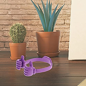 6Pcs Phone Holder Thumbs Up Phone Stand Portable Mobile Phone Holder Mobile Stand Novelty Fun Phone Stand Lazy Phone Holder for Kids Cell Phone Phone 6 Colors