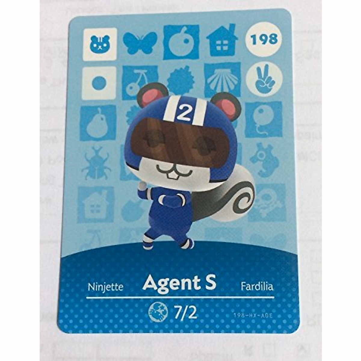 Nintendo Animal Crossing Happy Home Designer Amiibo Card Agent S 198/200 USA Version by Nintendo