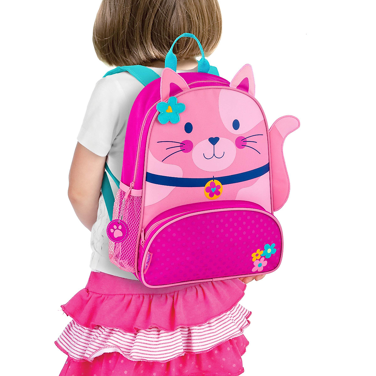 Stephen Joseph Girls Cat Backpack and Lunch Pal