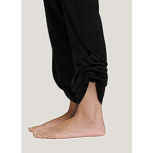 Jockey Women's Activewear Adjustable Ankle Pant, Black, M