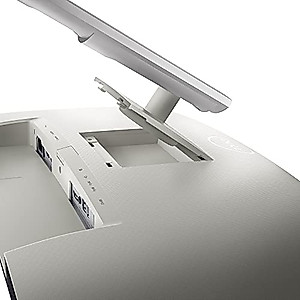 Dell S3422DW Curved Monitor - 34-inch WQHD (3440 x 1440) Display, 1800R Curved Screen, Built-in Dual 5W Speakers, 4ms Grey-to-Grey Response Time, 16.7 Million Colors - Silver