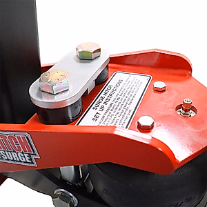 Shocker 40K Gooseneck Surge Air Hitch with King Pin, 4" Square Straight Pin