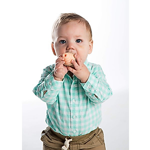 SweeTooth Ice Cream Cone Shaped Baby Teether - Adorable Orange