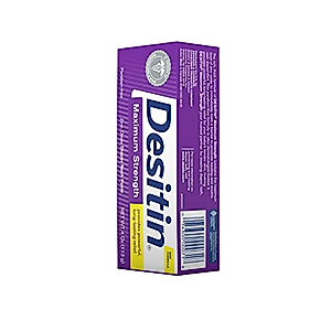 Desitin Maximum Strength Baby Diaper Rash Cream with 40% Zinc Oxide for Treatment, Relief & Prevention, Hypoallergenic, Phthalate- & Paraben-Free Paste, 4 oz