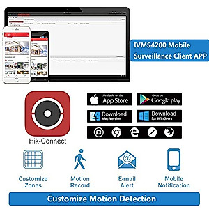 DS-2DE4A425IW-DE HIK VlSlON 4MP PTZ DarkFighter Speed Dome IP Camera, 25x Optical Zoom,4.8~120 mm Lens, 165ft Night Vision Outdoor Camera with Audio&Alarm I/O, 360°Pan&90°Tilt, SD Card Slot(No Logo)