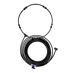 Leefasy Outdoor Fan Misting Kit Water Mister Spray for Cooling for Garden Patio Connects to Any Outdoor Fan