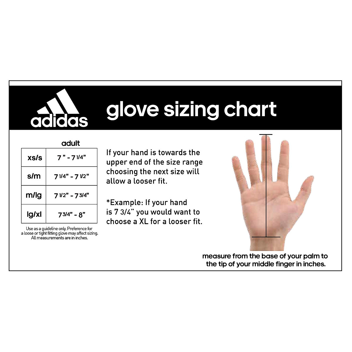 adidas Winter Performance Voyager 2.0 Gloves with Multiple Touchscreen Conductivity Points, Black, Medium/Large