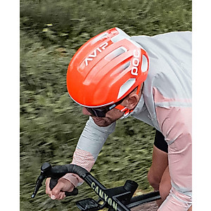 POC, Ventral Tempus Spin Bike Helmet Fluorescent Orange, MED