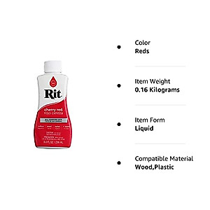 Rit+88230+8+Oz+Cherry+Red+Liquid+Dye