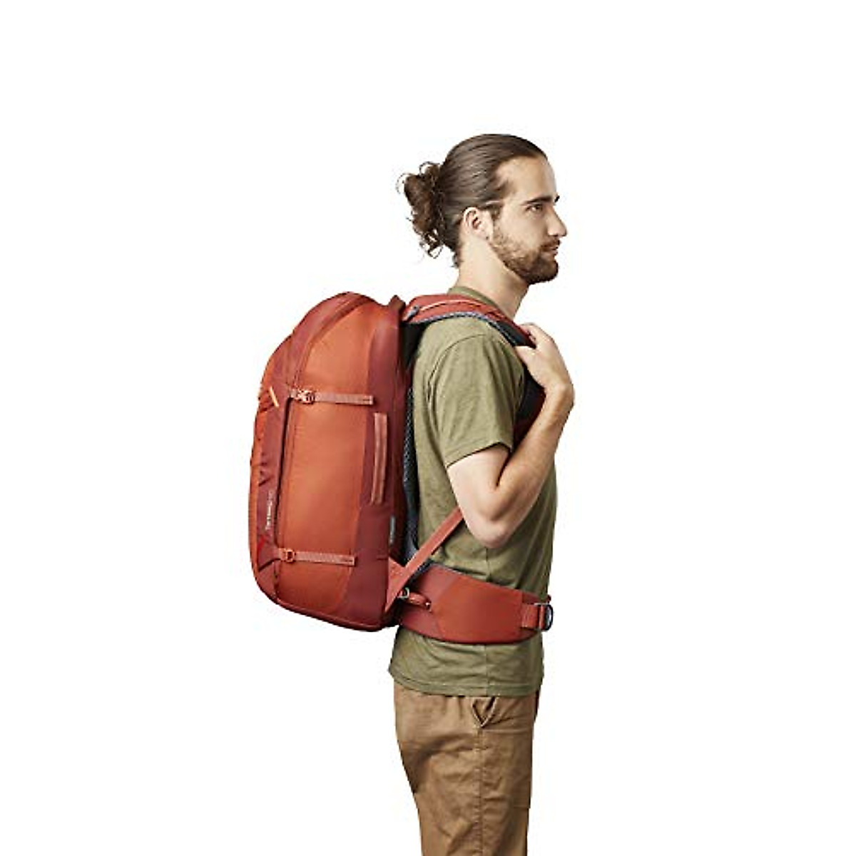 Gregory Men's Backpack, Orange (Ferrous Orange), One Size