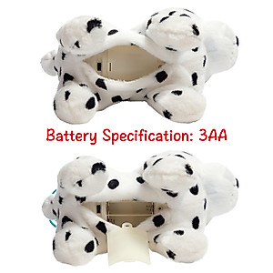 HollyHOME Plush Animated Puppy Husky Puppy Dog Toy Pet with Remote Control Leash Walking, Barking and Waging Tails Electronic Puppy 12 Inches Gifts for Kids