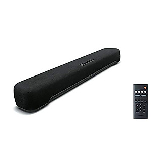 Yamaha Audio SR-C20A Compact Sound Bar with Built-in Subwoofer and Bluetooth, Black