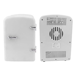 Miokycl Mini Fridge 4L Portable Cooler Warmer Refrigerator Includes DC12V Car Plug for Skin Care Beverage AC100?240V (US Plug)