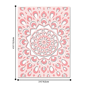 Sizzix Thinlits Die Set 4 Pack , Kaleidoscope Layers Cutting dies, Multicolor