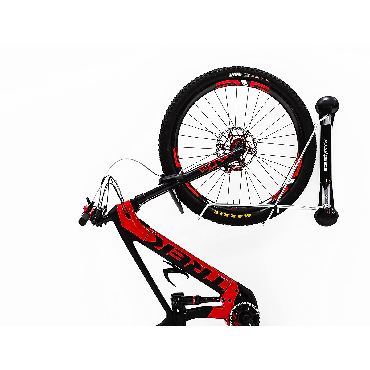 Steadyrack Bike Racks - Mountain Bike Rack - Wall Mounted Bike Rack Storage Solution for Your Home, Garage, or Bike Park - 2 Pack