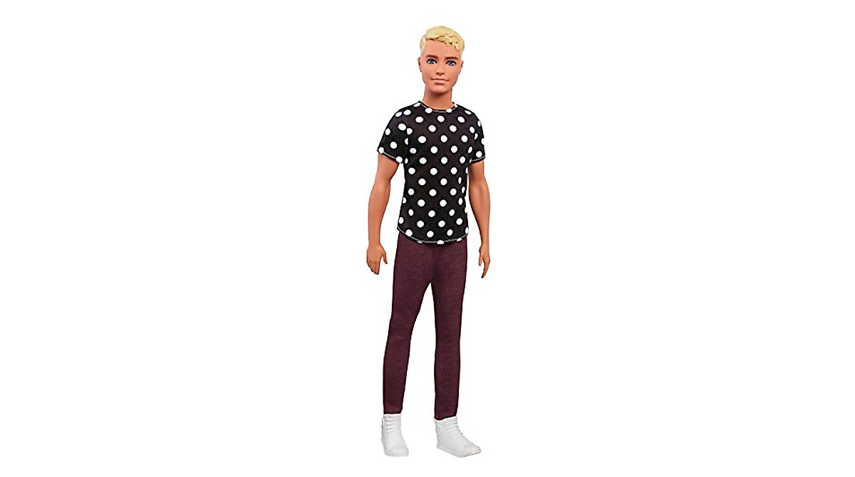 Shop Ken Fashionistas Doll in Black & White - Trendy Styles