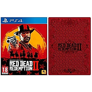 Red Dead Redemption 2 with Collectible SteelBook (Exclusive to Amazon.co.uk) (PS4)