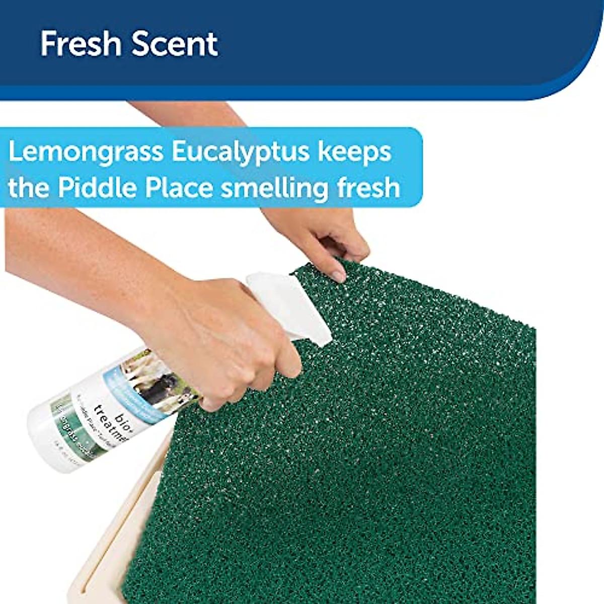 PetSafe Piddle Place Bio+ Treatment 9-Week Supply Combo Pack, Dog and Cat Odor Eliminator