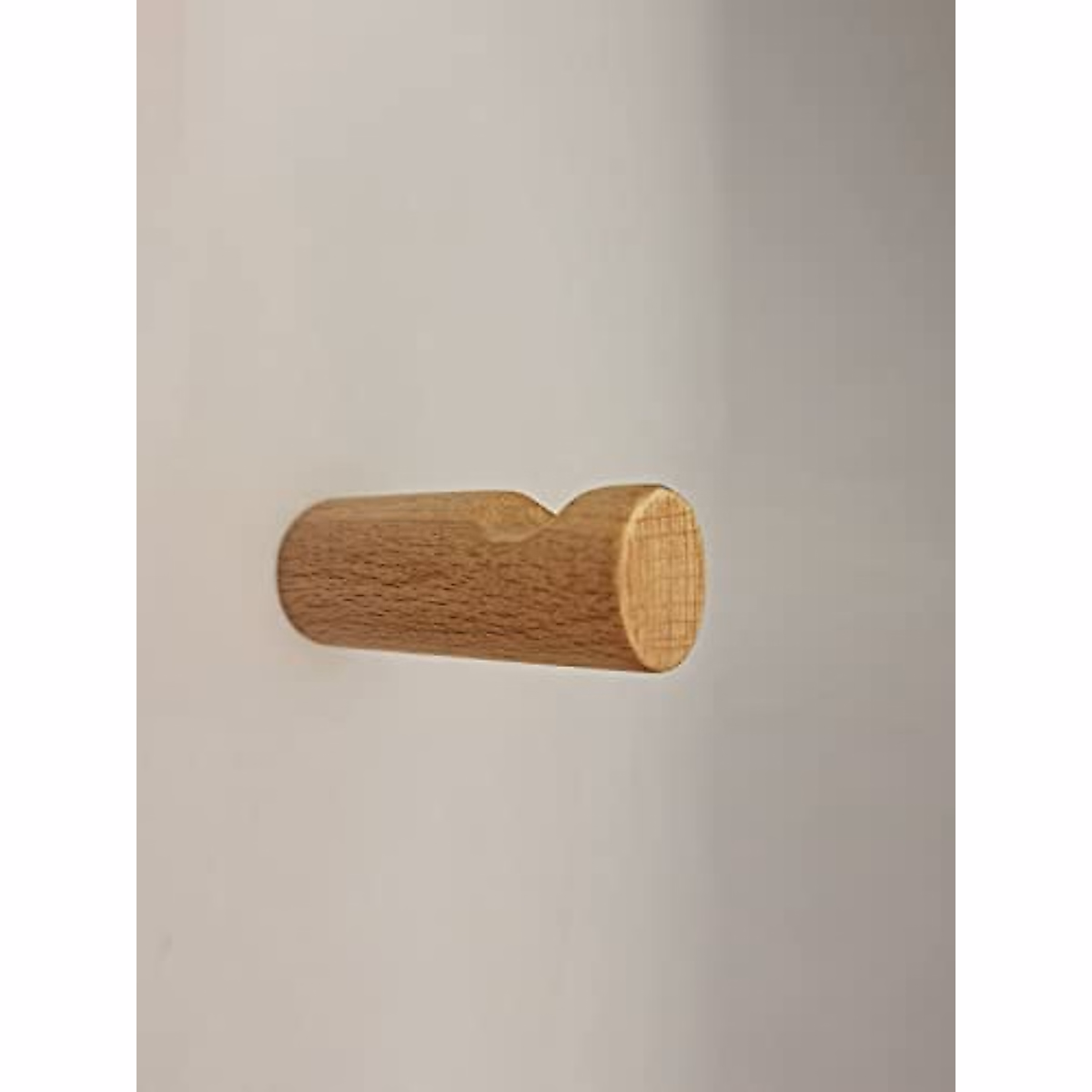 Simba Shop 4 PCS Wooden Wall Hook Hanger Bathroom Towel Hooks Coat and Hat Hooks Beech Wood Handmade Woodwork
