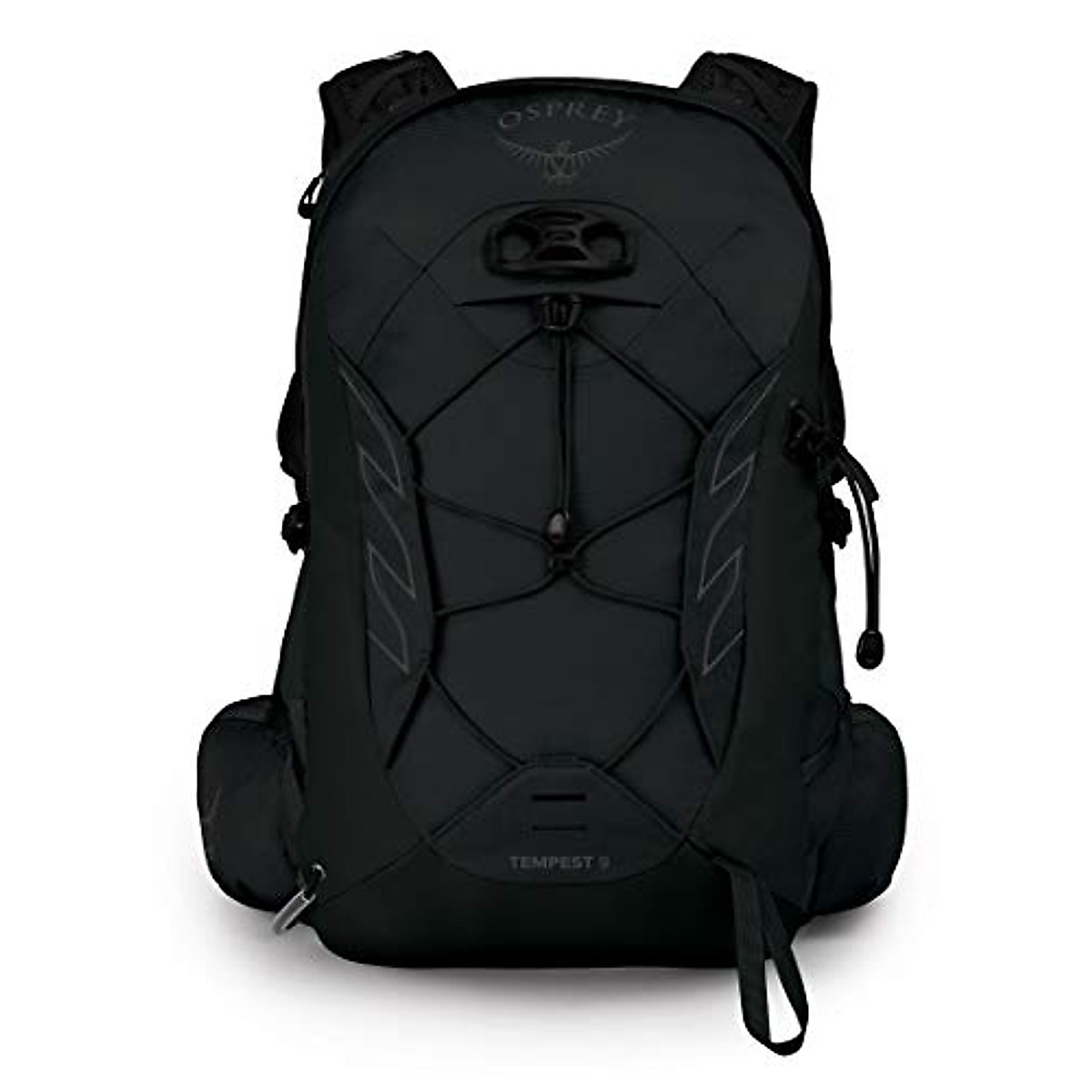 Osprey Tempest 9L Women's Hiking Backpack with Hipbelt, Stealth Black, WM/L