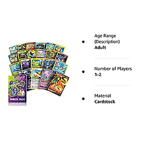 CCG Select | Power Pack | 50+ Cards | 4 Holos or Rares | 1 Ultra Rare | Fully Compatible with Pokemon