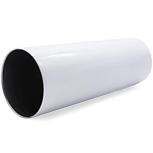 CALCA 10PCS Blank Sublimation Straight Tumblers 20 OZ Skinny Tumbler Taperless Straight Stainless Steel Tumbler Sublimation Tumbler Cups Travel Mug with Lid for DIY Coffee Water Drinks