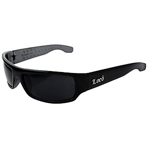 LOCS Hardcore Gangster Shades Sunglasses 9003BLKSILVER