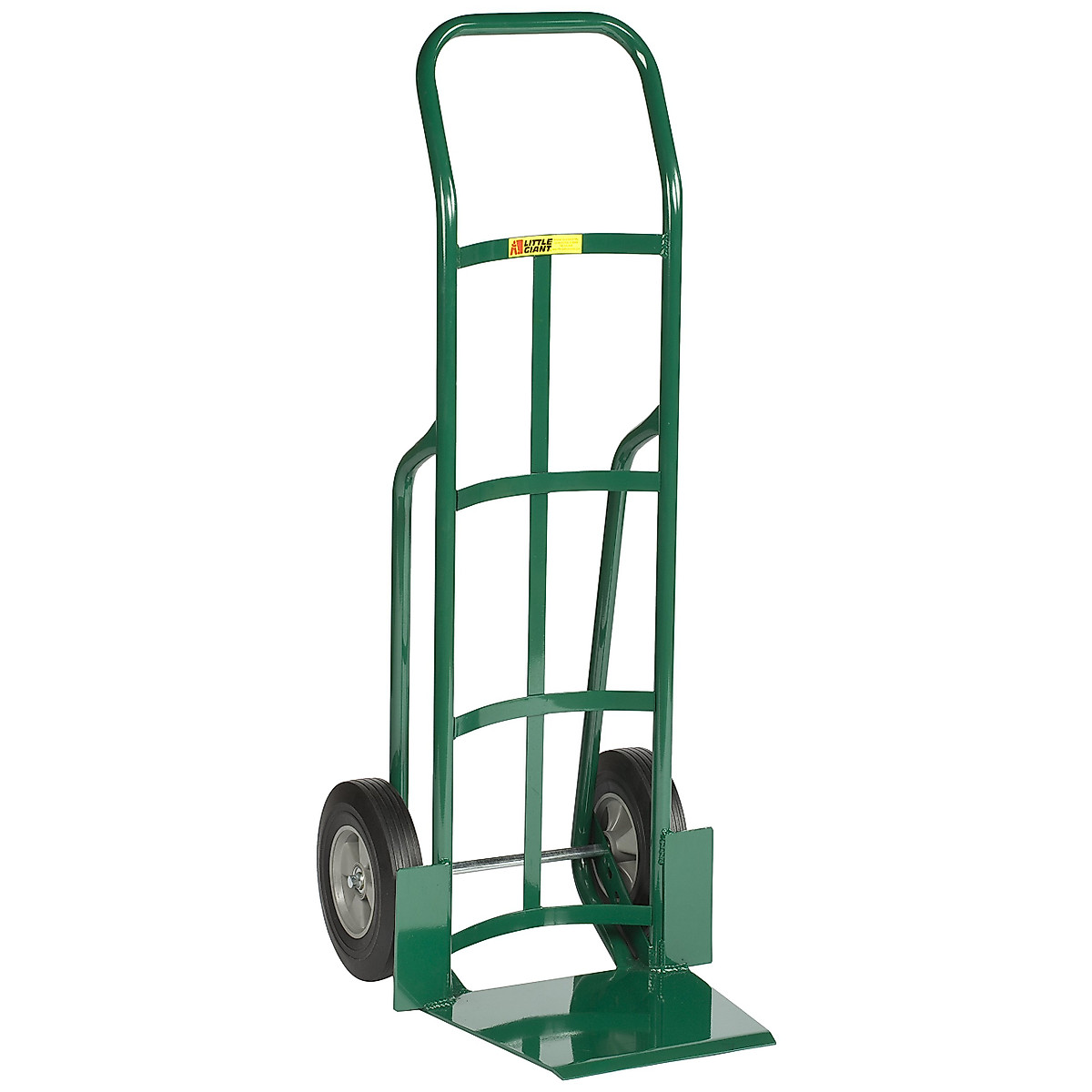 Little Giant T-360-10 Shovel Nose Hand Truck with Continuous Handle, 800 lb Capacity, Green