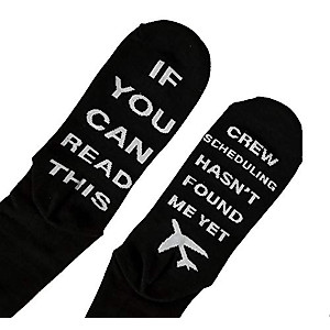 Crew Scheduling... Aviation Themed Airline Uniform | Premium Dress Socks | Aviation Gifts | Pilot Gifts | Single Pair